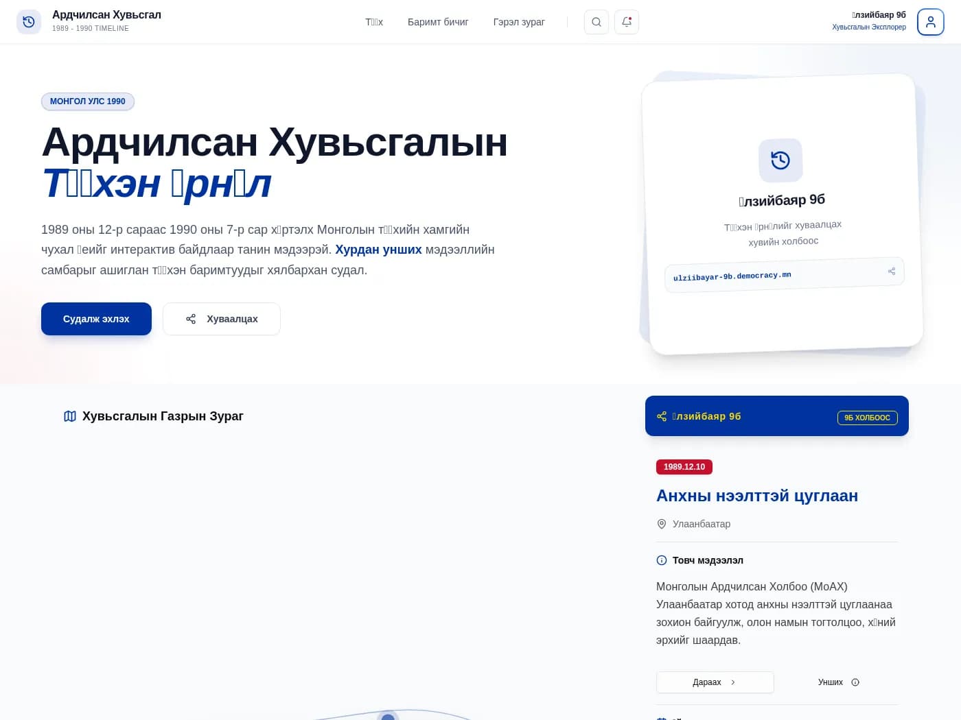 Өрнөл Map Explorer