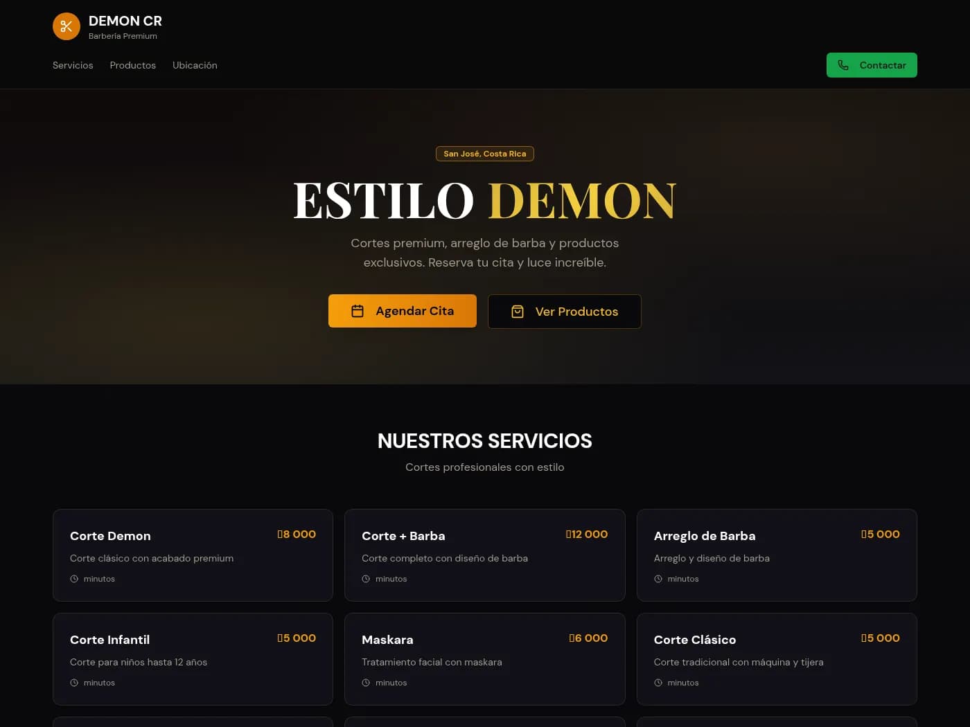 Demon CR Barbería Pro
