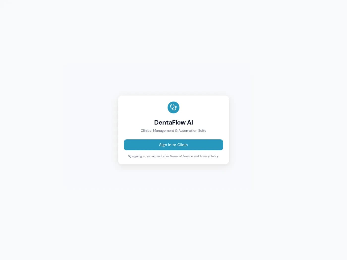 Dental AI Clinic Suite