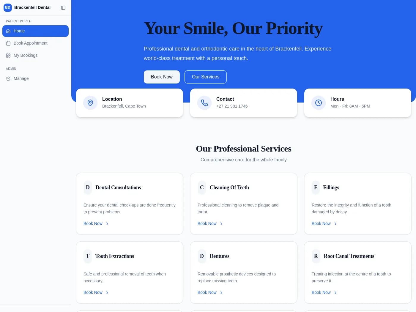 Brackenfell Dental Bookings