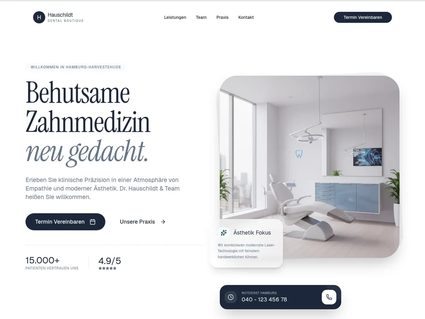 Hauschildt Dental Redesign