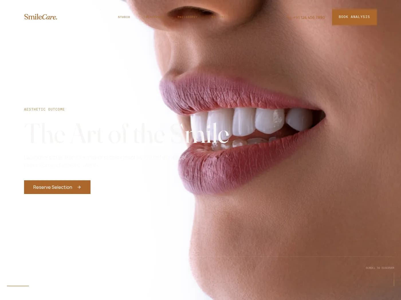 SmileCare Clinic Website
