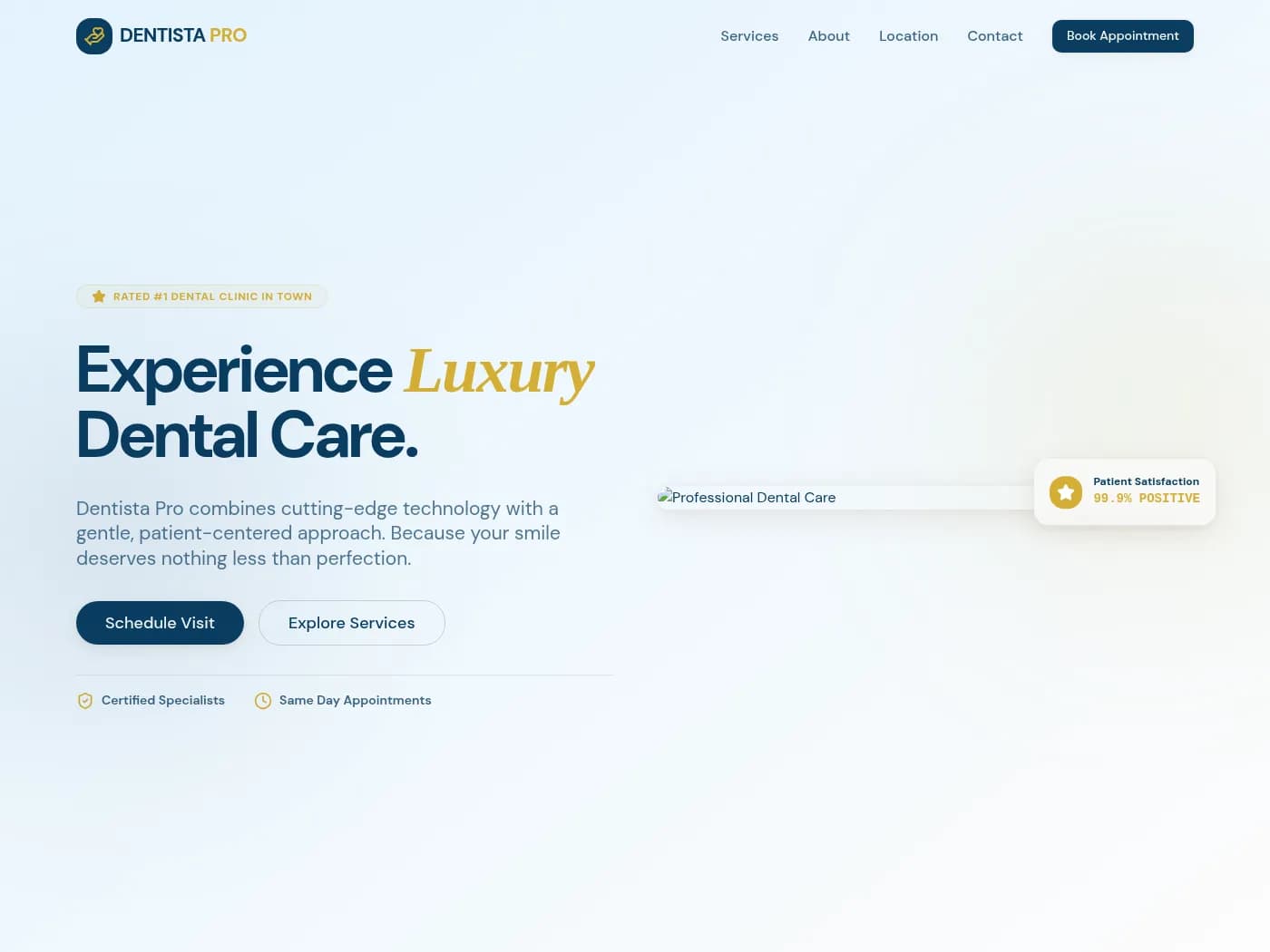 Dentista Pro Website