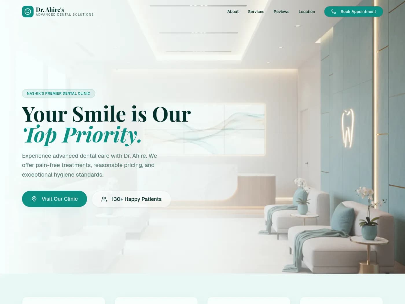Dr. Ahire Dental Web