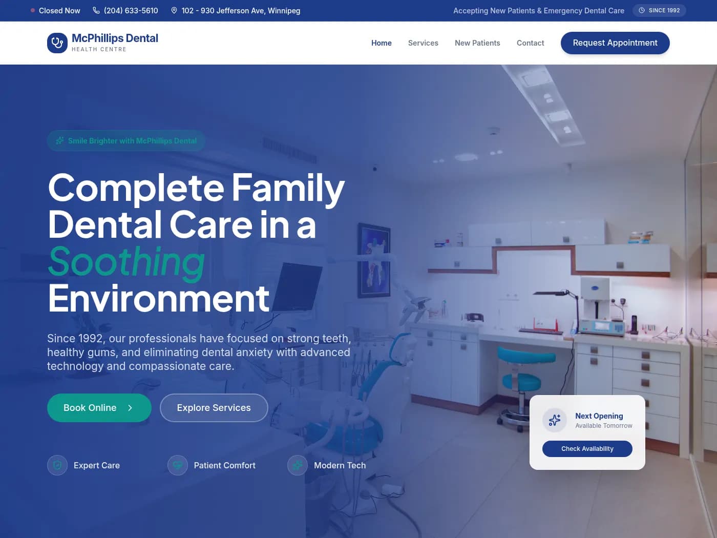 McPhillips Dental Web App