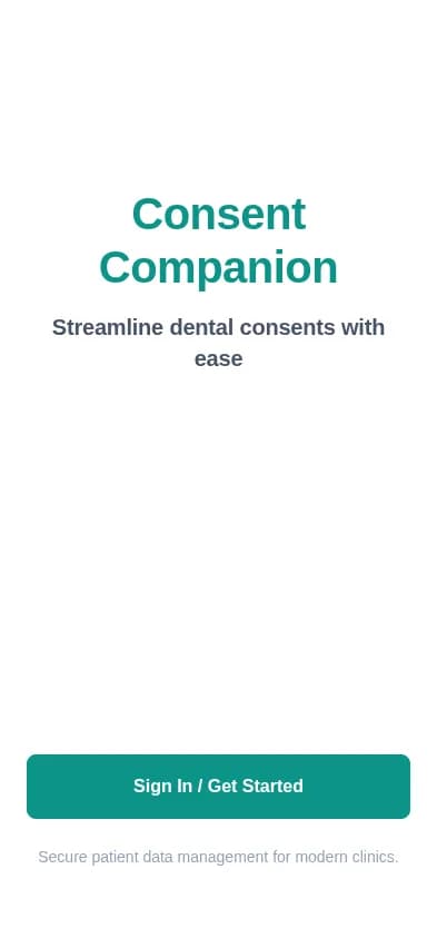 Dental Consent Companion
