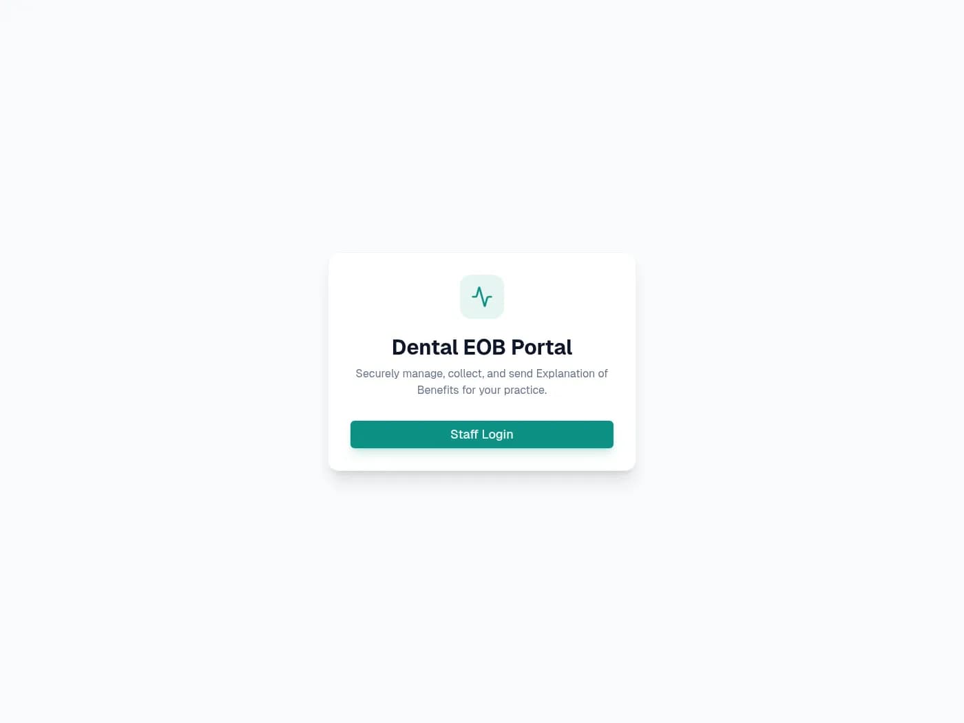 Dental EOB Portal