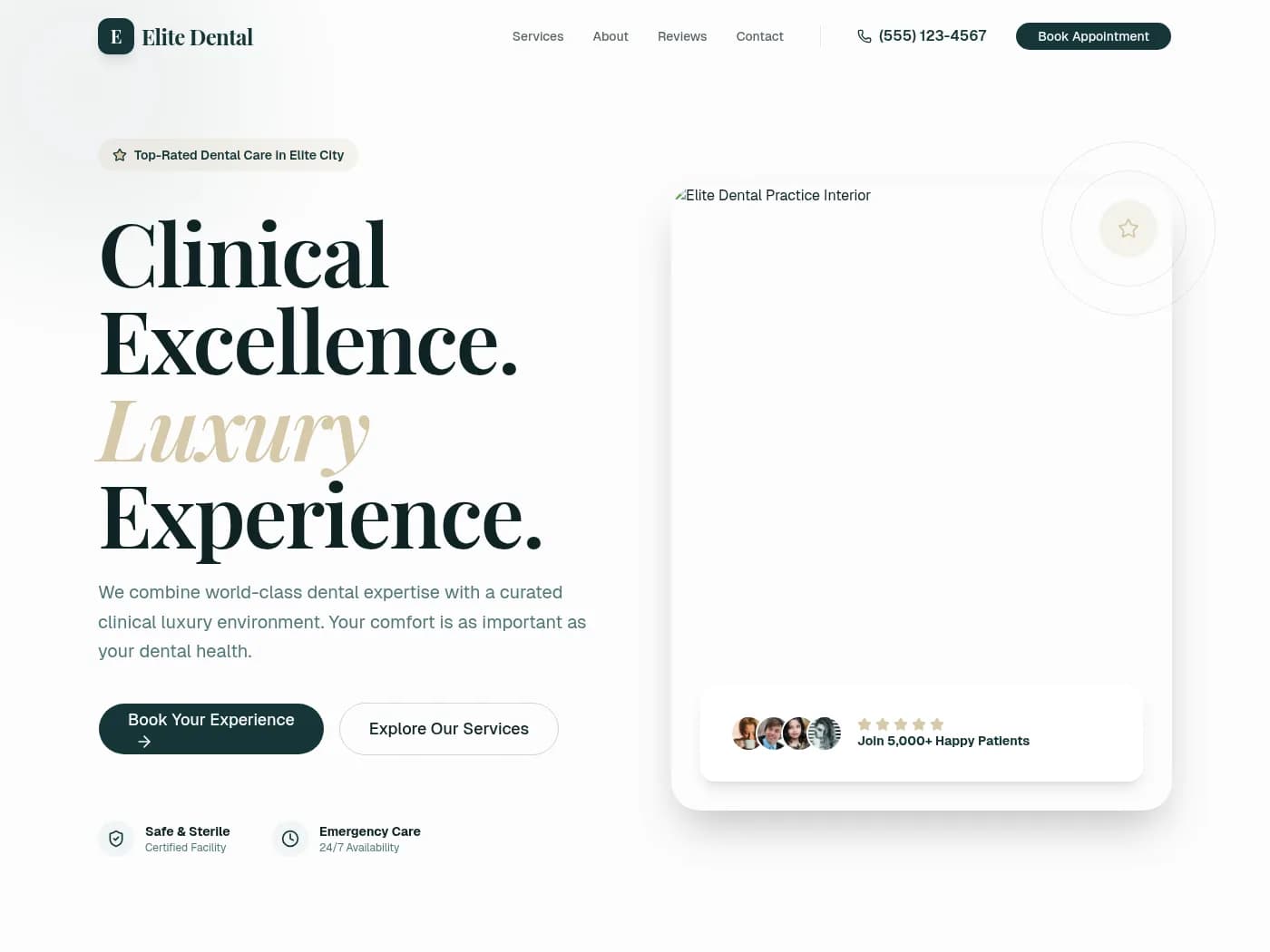 Elite Dental Website