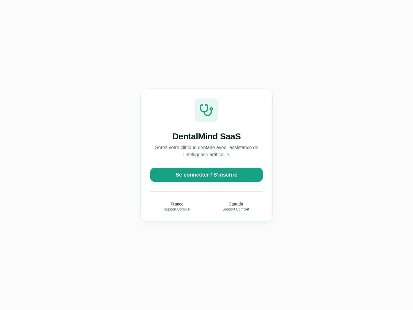DentalClinic SaaS
