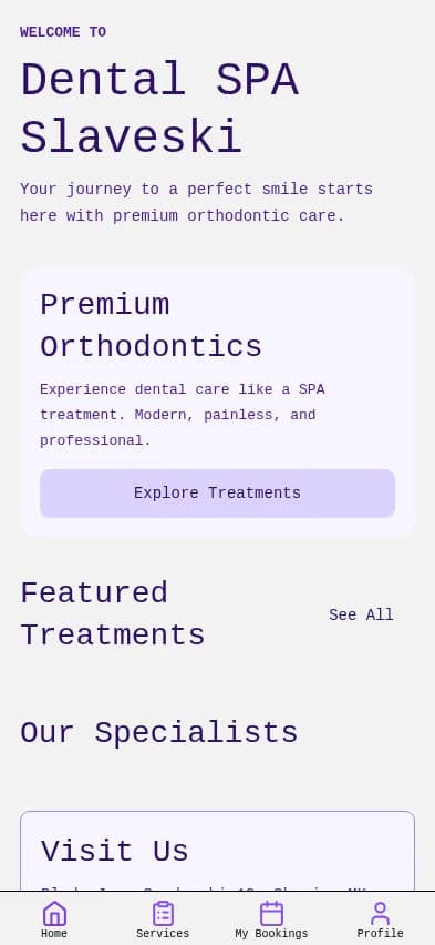 Dental SPA Scheduler