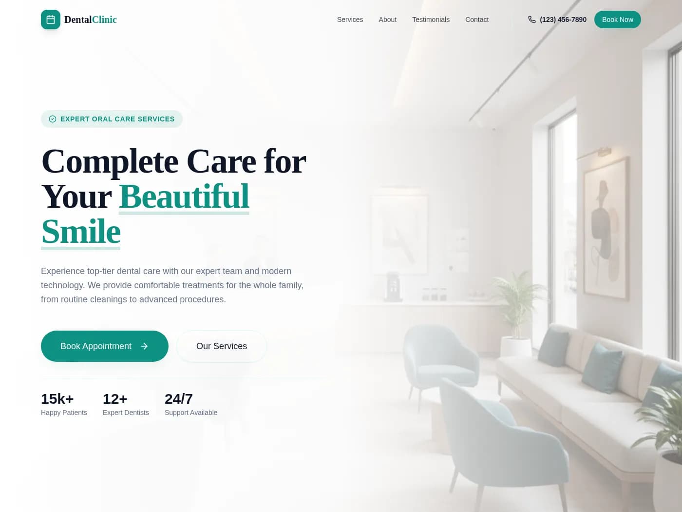 Dental Clinic Website