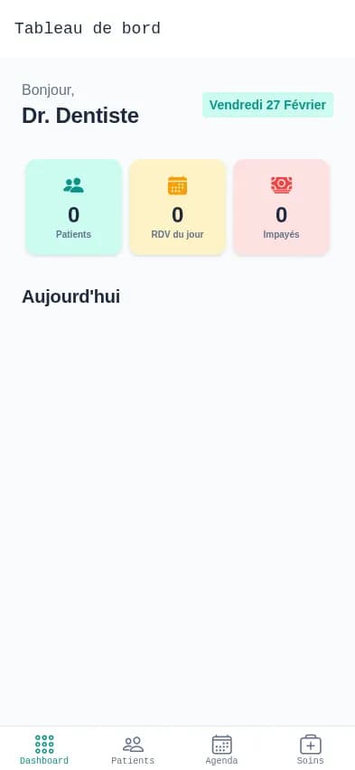 DentalCab Gestion Mobile