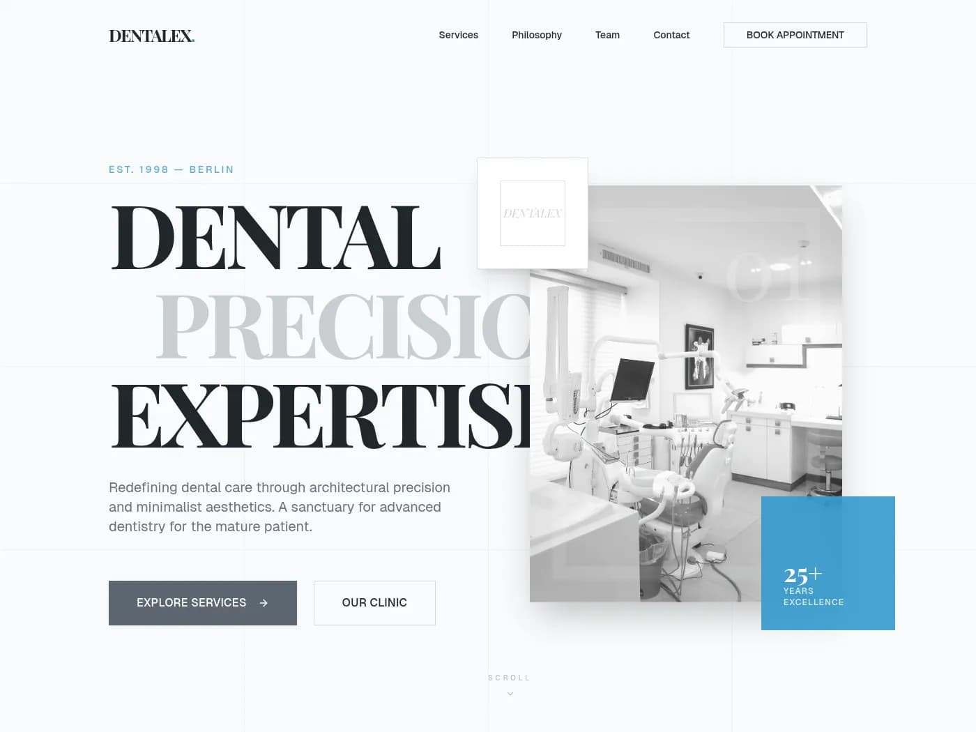Dentalex Web Redesign