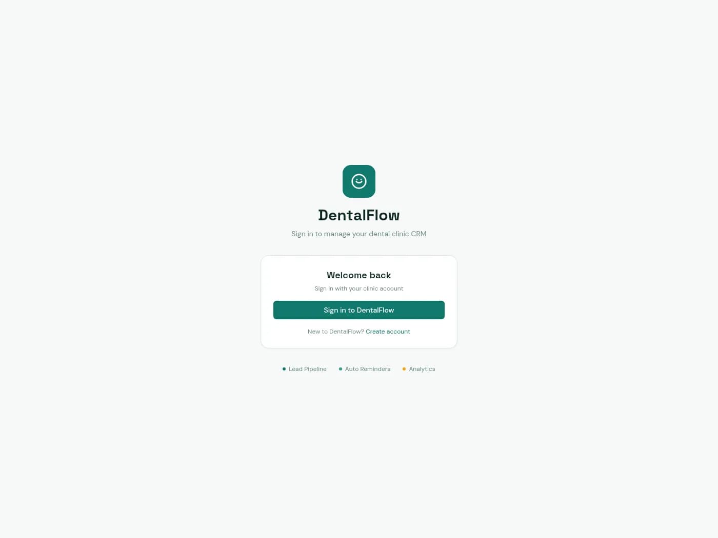 DentalFlow CRM