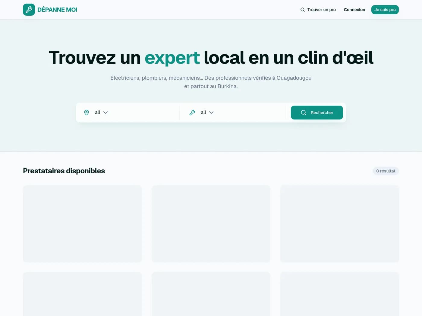 Dépanne Moi App