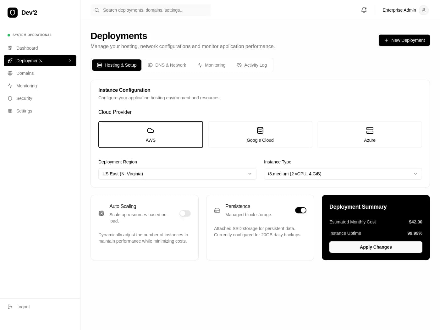 WebApp Deploy Manager