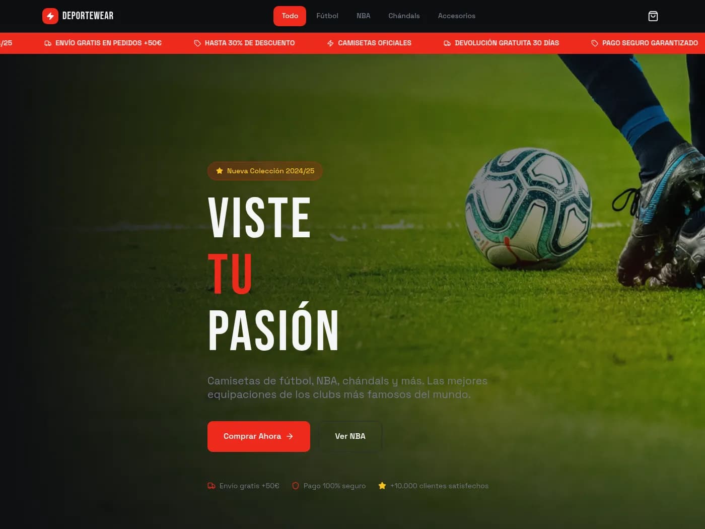 DeporteWear Shop