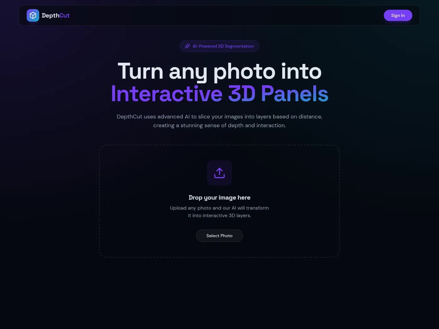 DepthCut 3D Image Tool