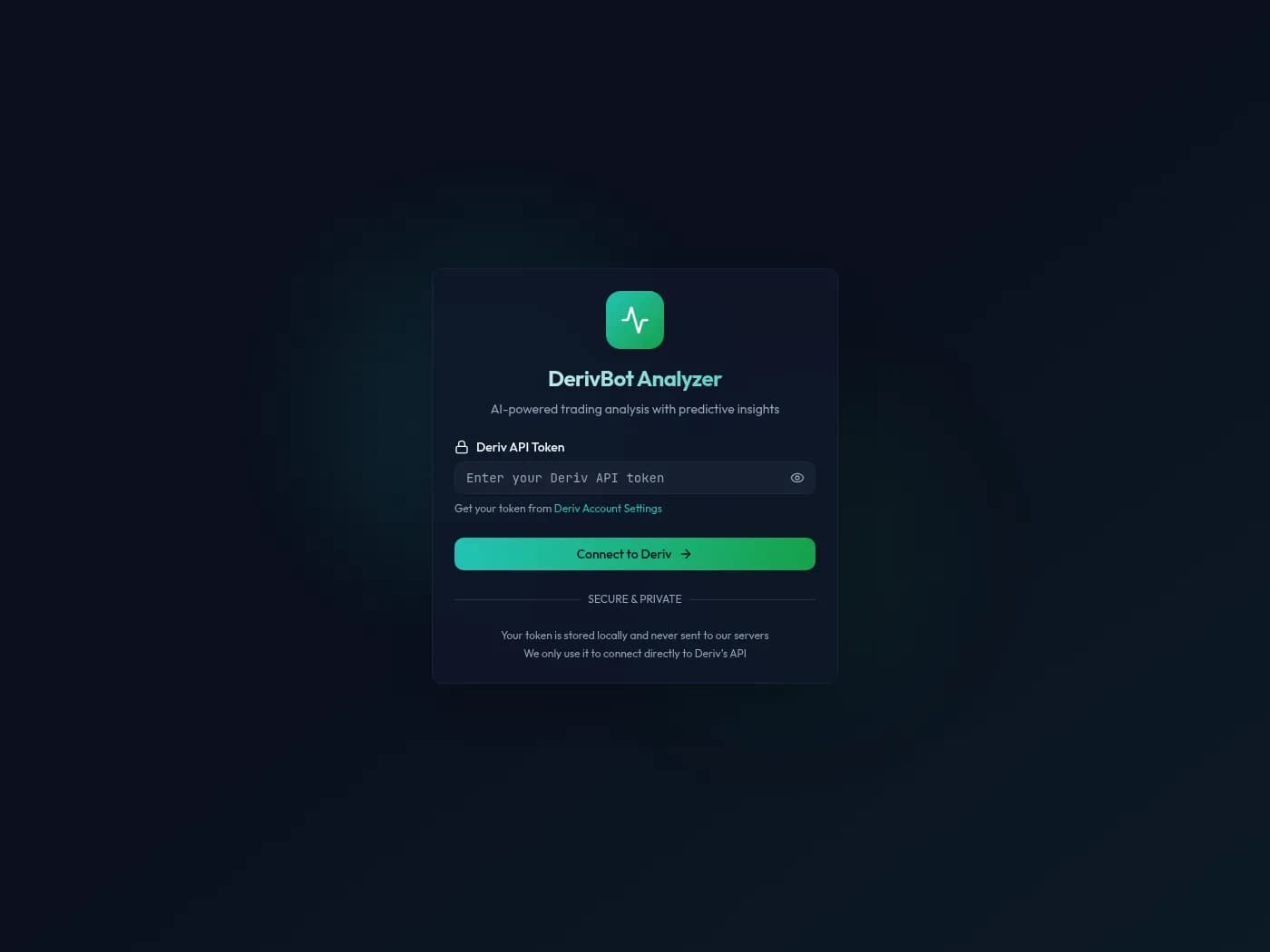 DerivBot Analyzer