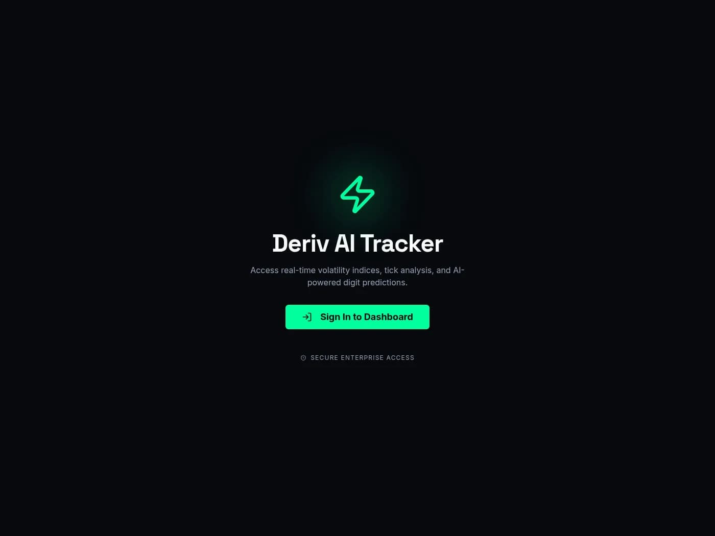 Deriv AI Volatility Tracker