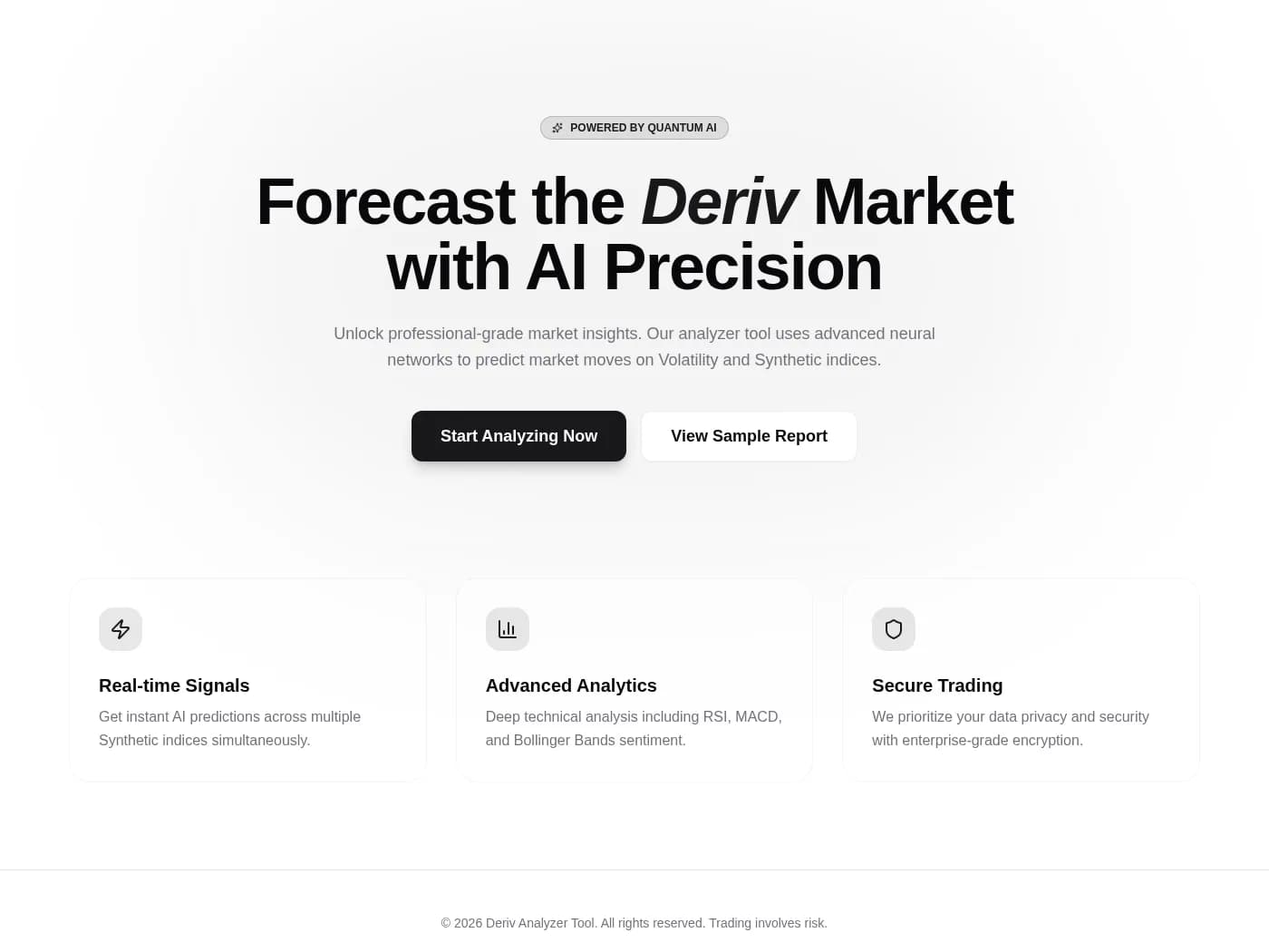 Deriv Analyzer Tool