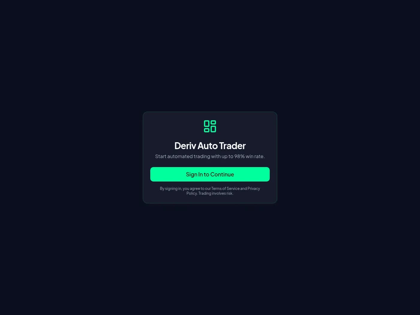 Deriv Auto Trader