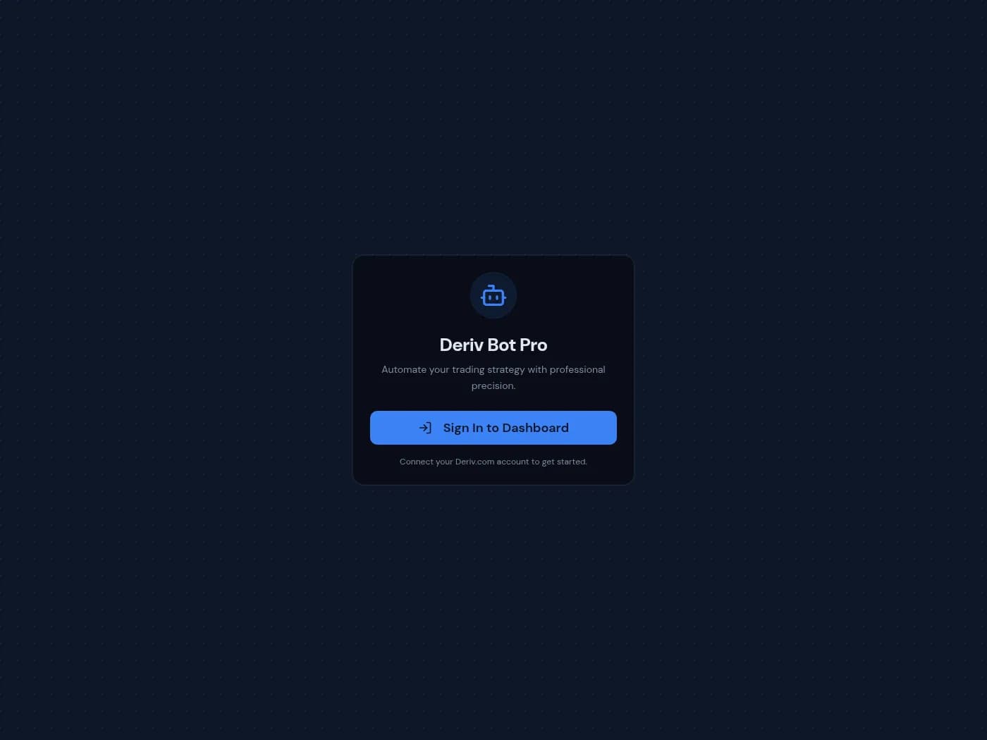 Deriv Bot Pro