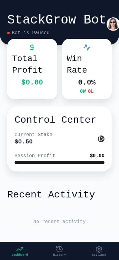StackGrow Deriv Bot