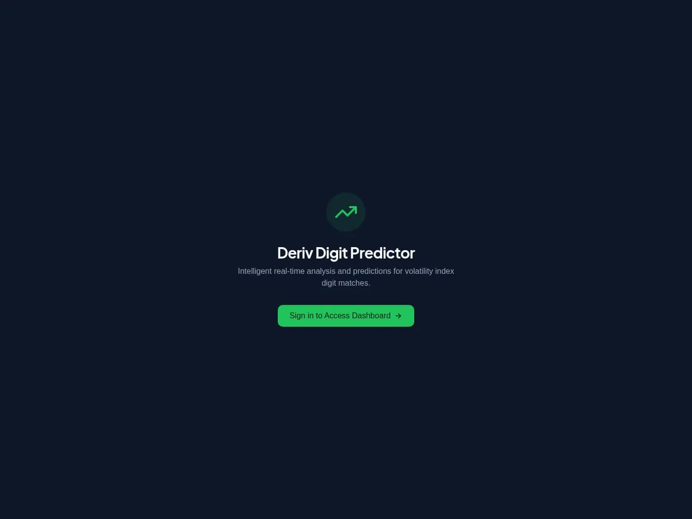 Deriv Digit Predictor