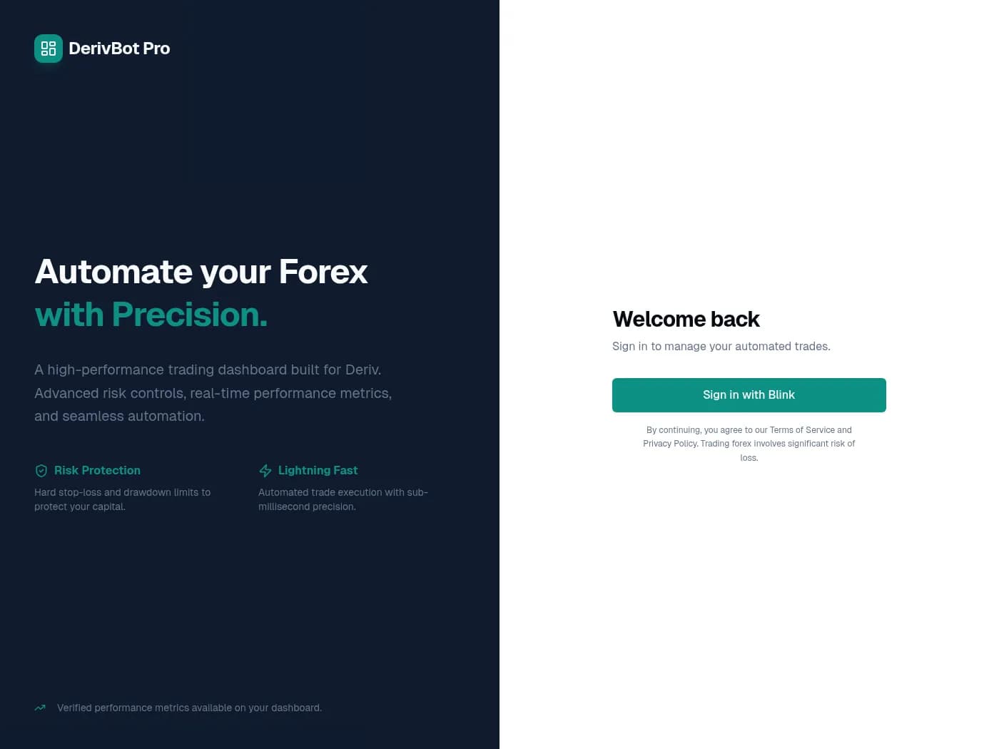 Deriv Forex Bot Pro