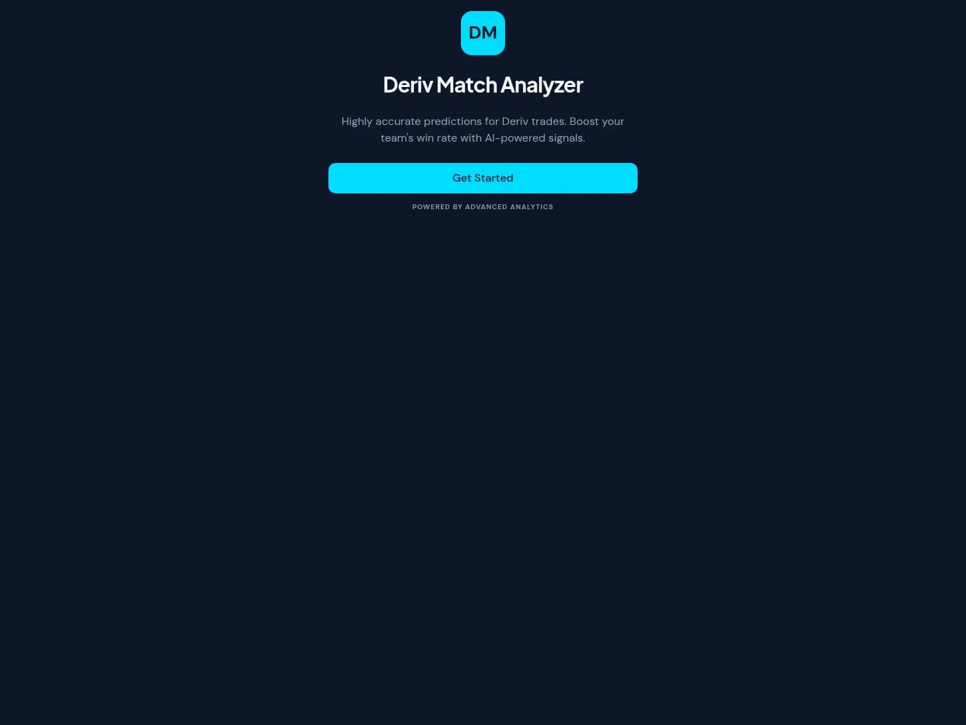 Deriv Match Analyzer