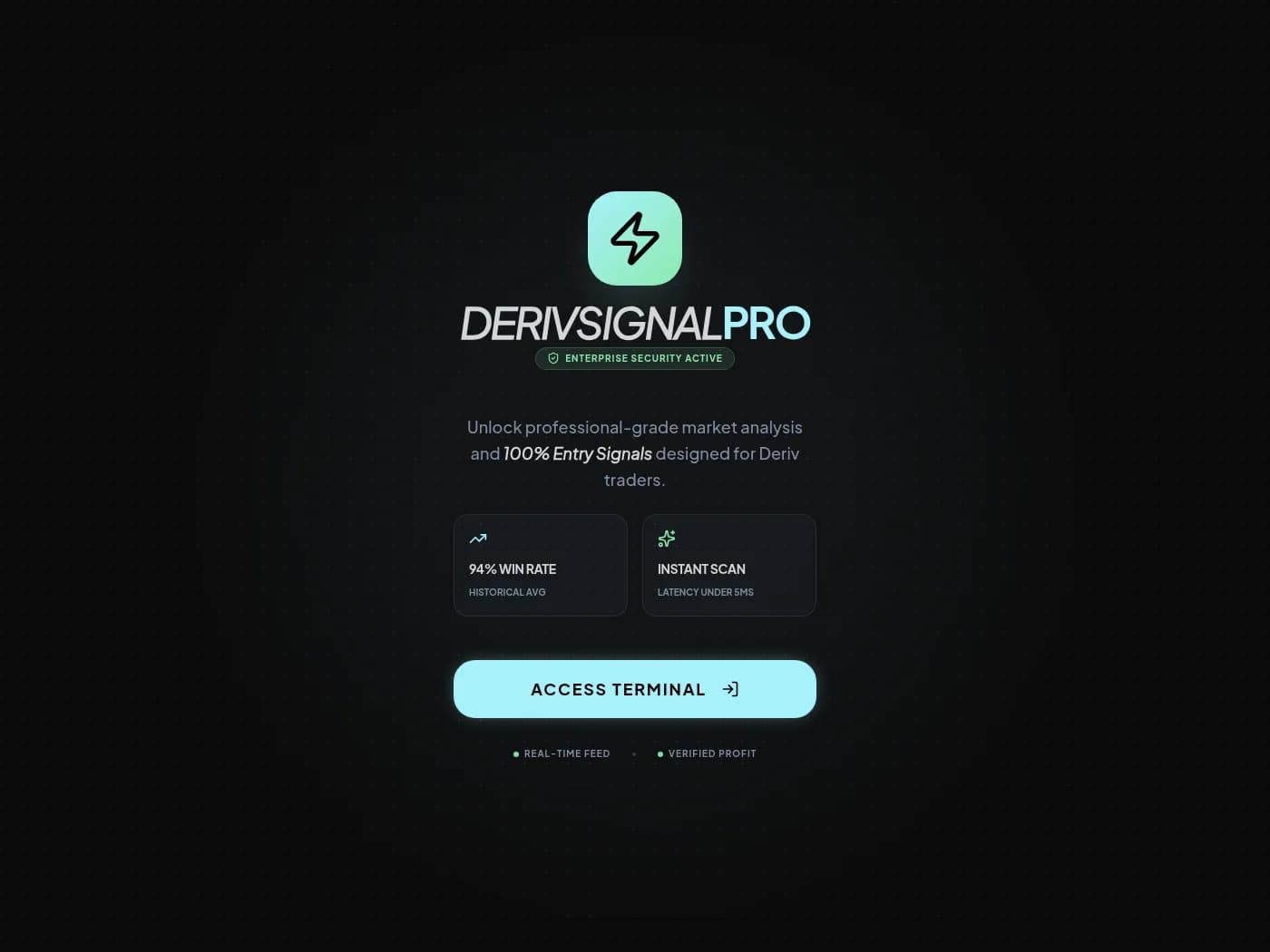 Deriv Signal Bot Pro