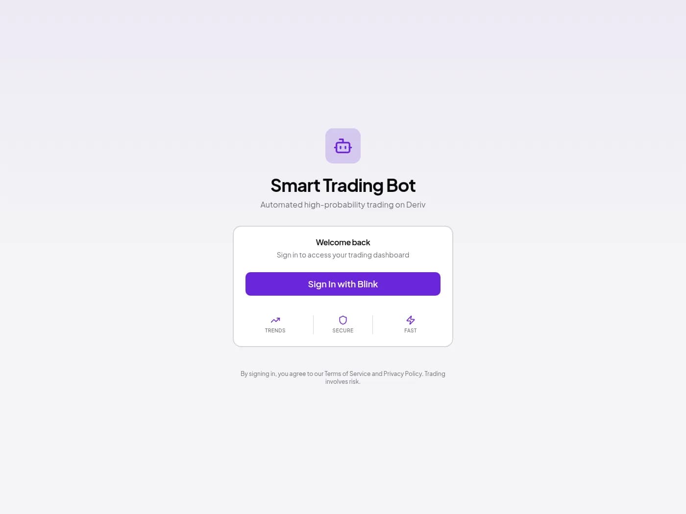 Deriv Smart Trading Bot