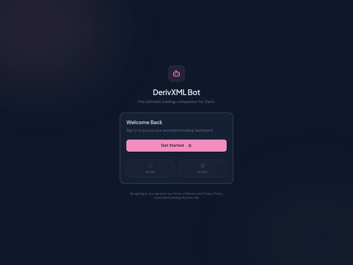 Deriv XML Bot