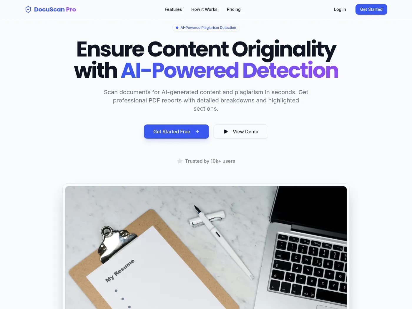 Description-Based Website
