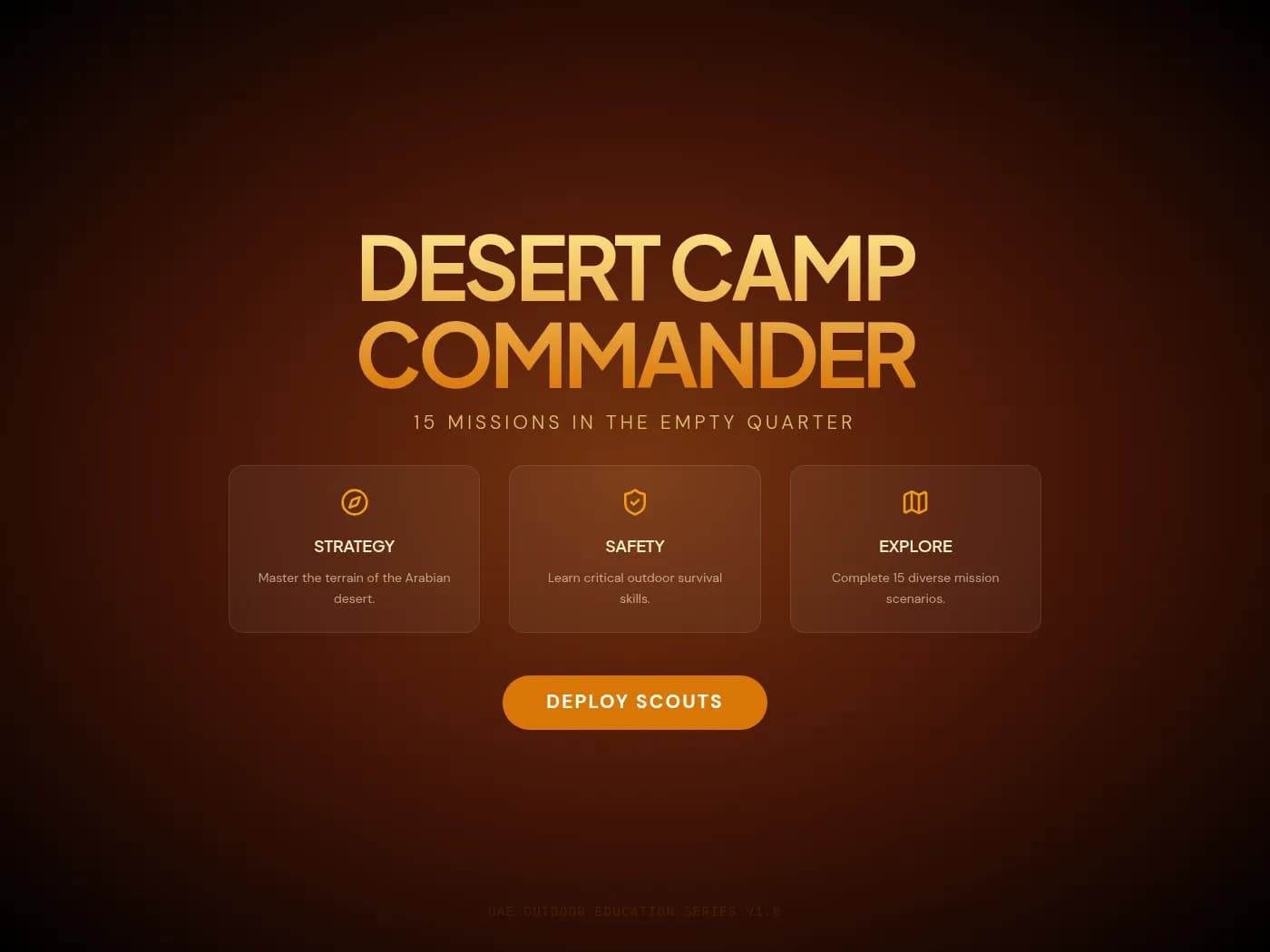 Desert Camp Commander
