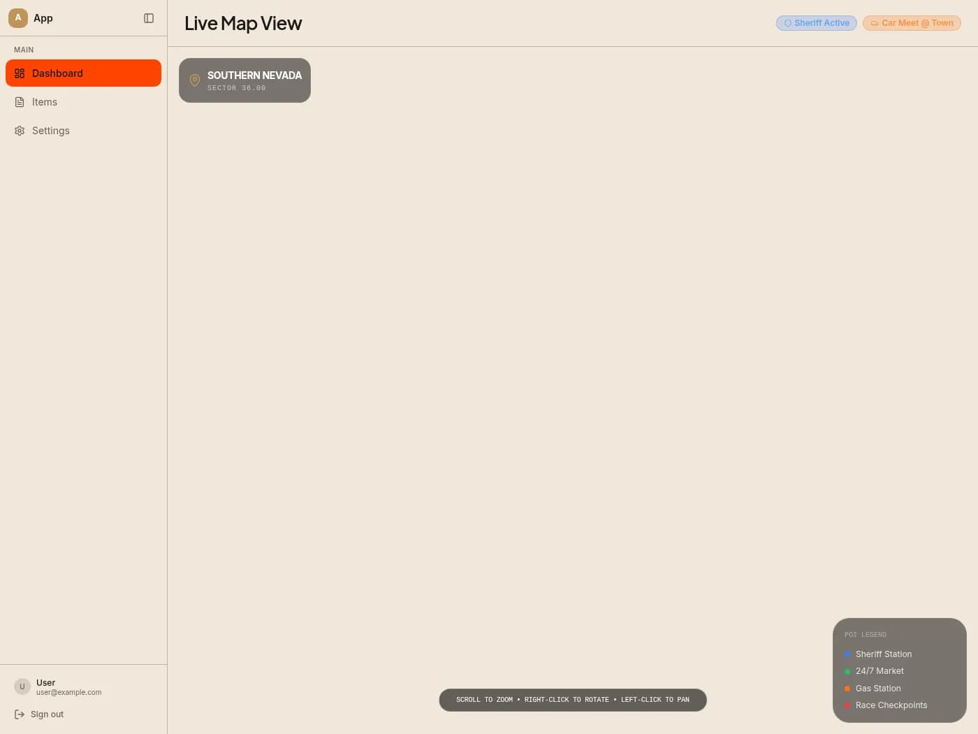 Desert Town RP Map