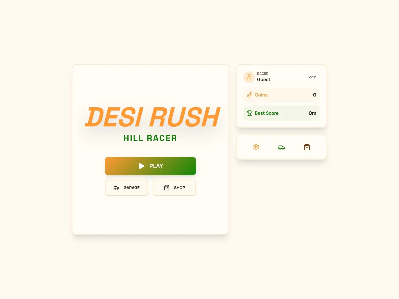 Desi Rush: Hill Racer