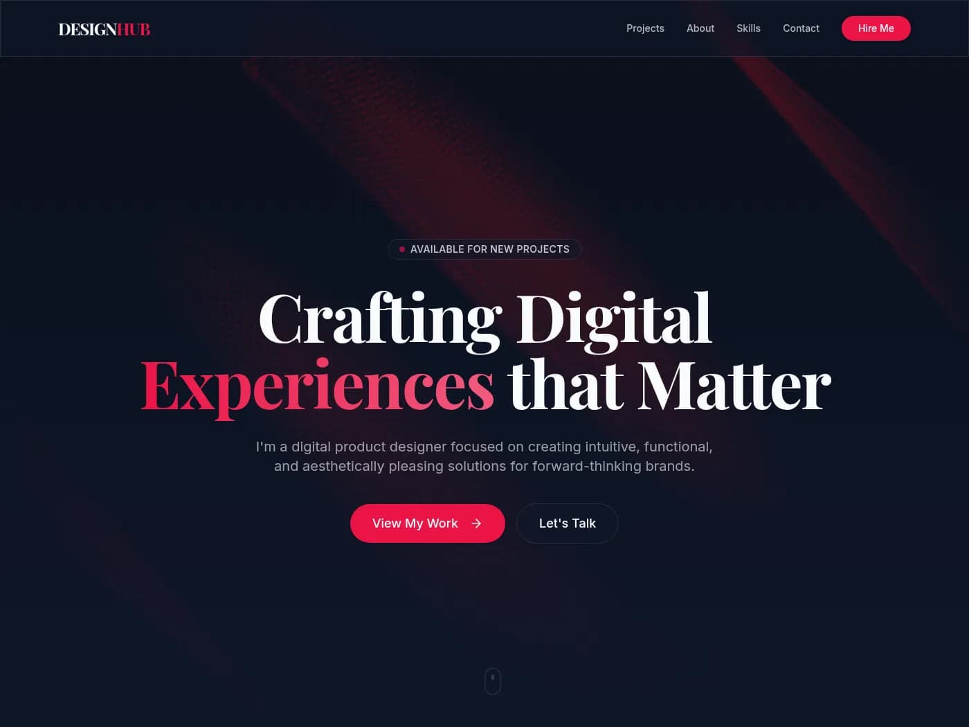Design Portfolio Hub