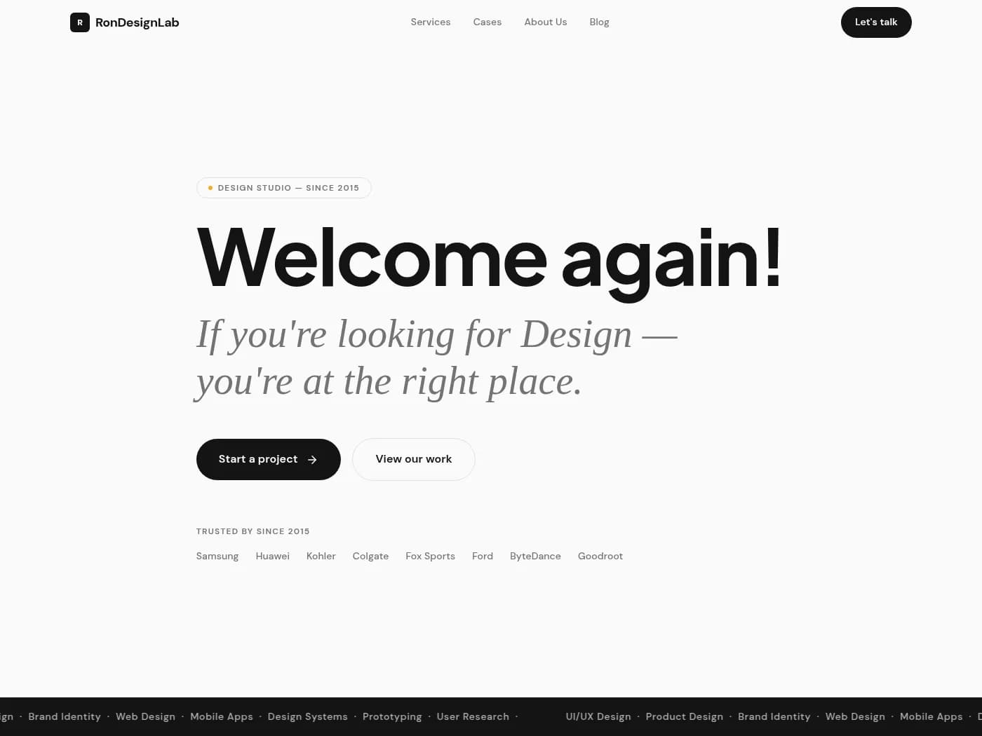 Creative Design Studio Site