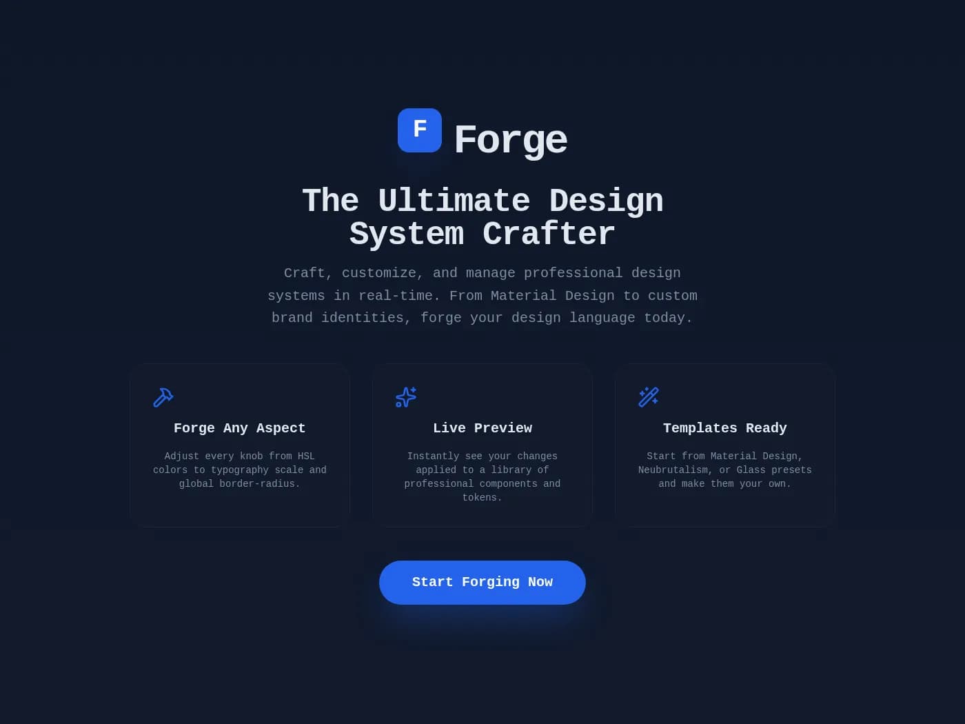 Design System Forge
