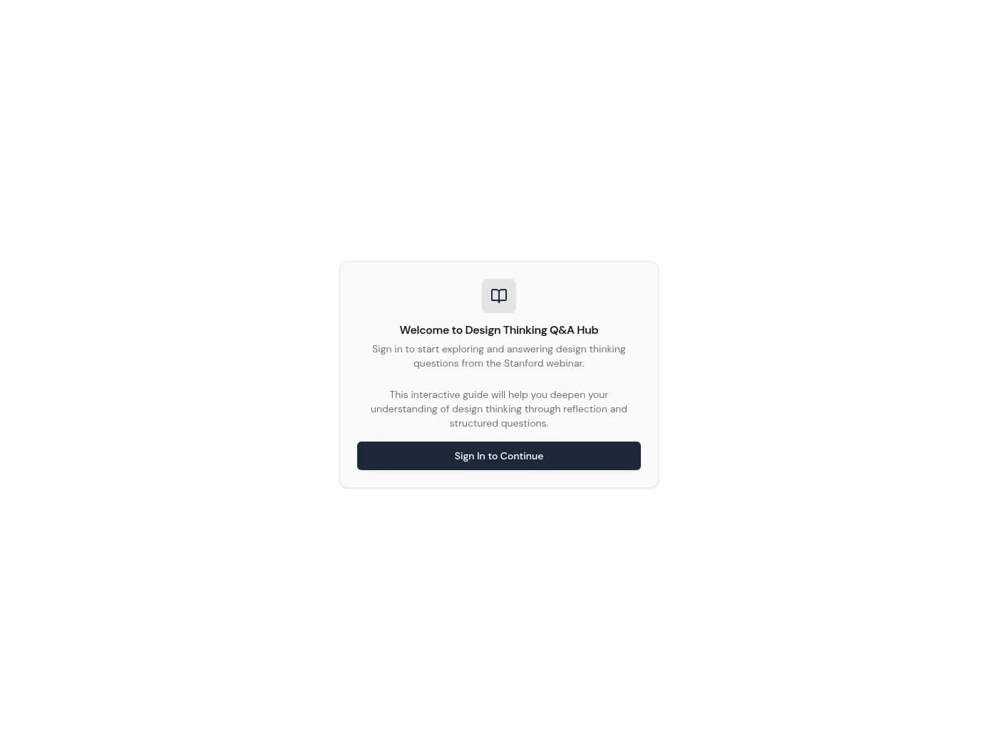 Design Thinking Q&A Hub