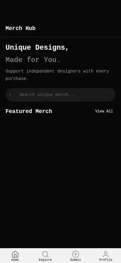 Designer Merch Hub