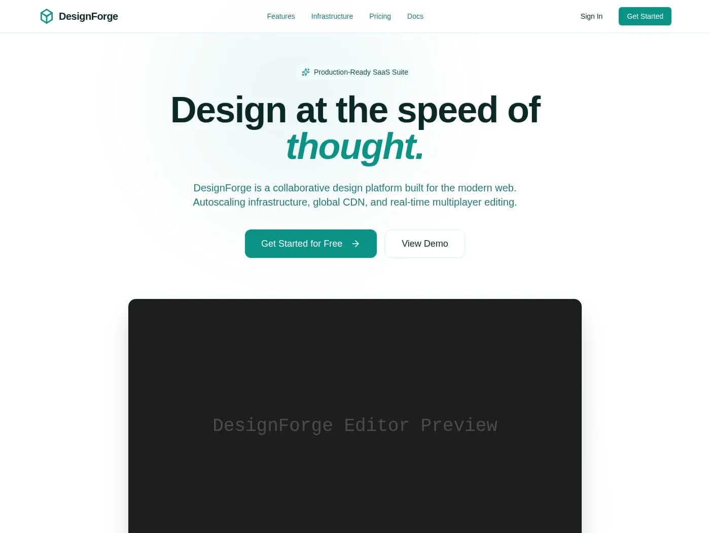 DesignForge SaaS Suite
