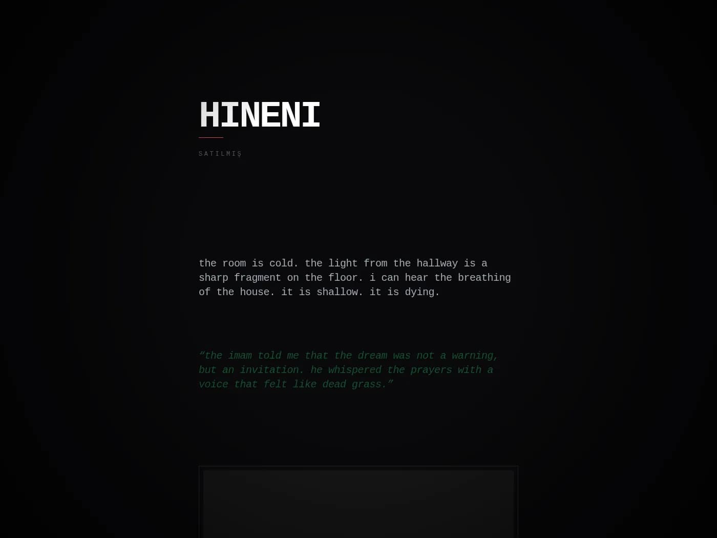 HINENI-SATILMIŞ
