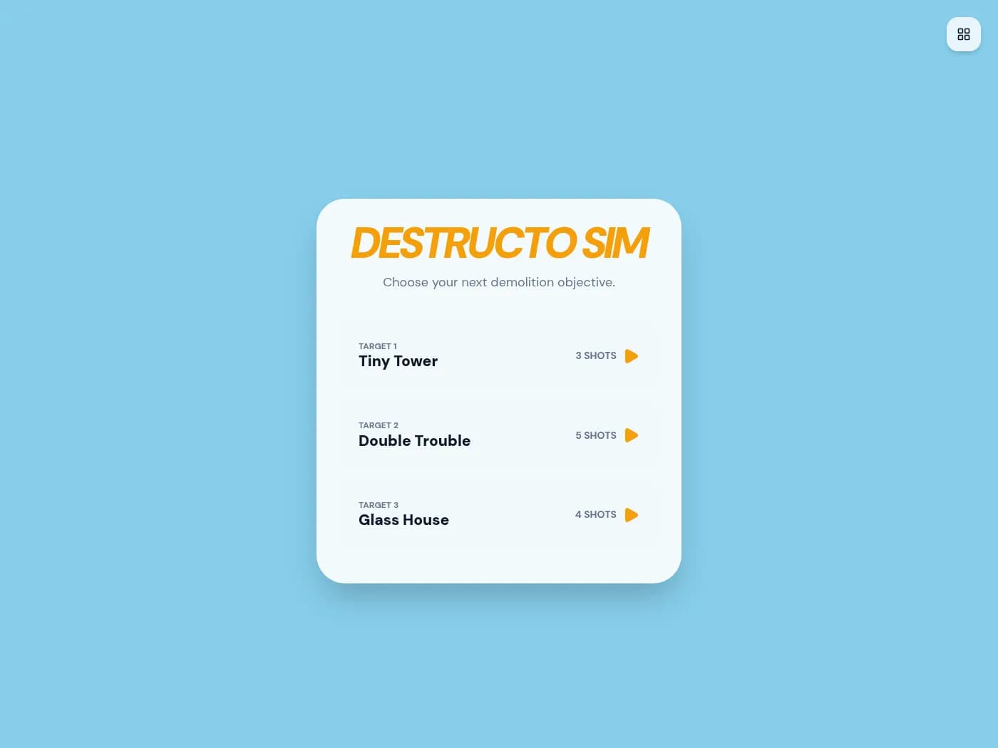 Destruction Simulator 3D