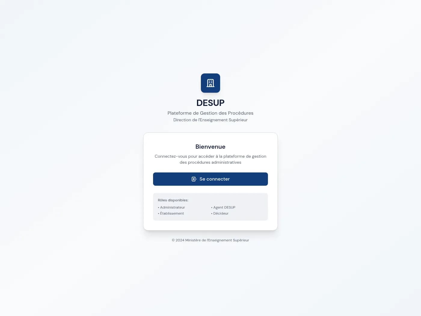 DESUP Procedure Manager