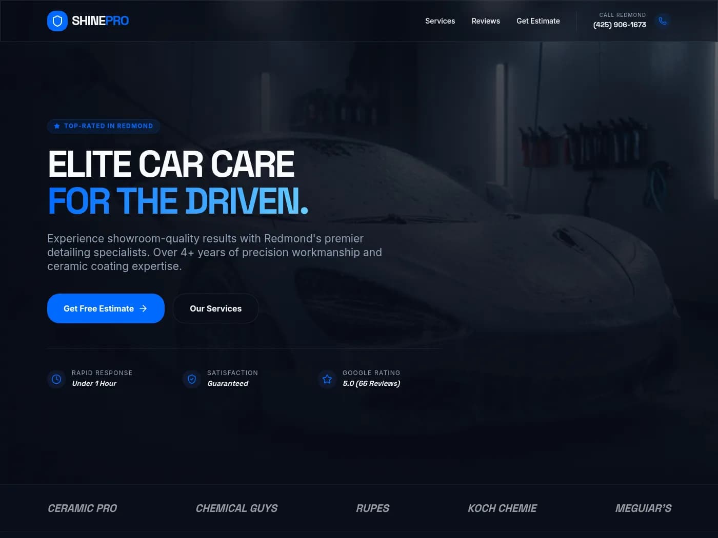 ShinePro Detailing Website