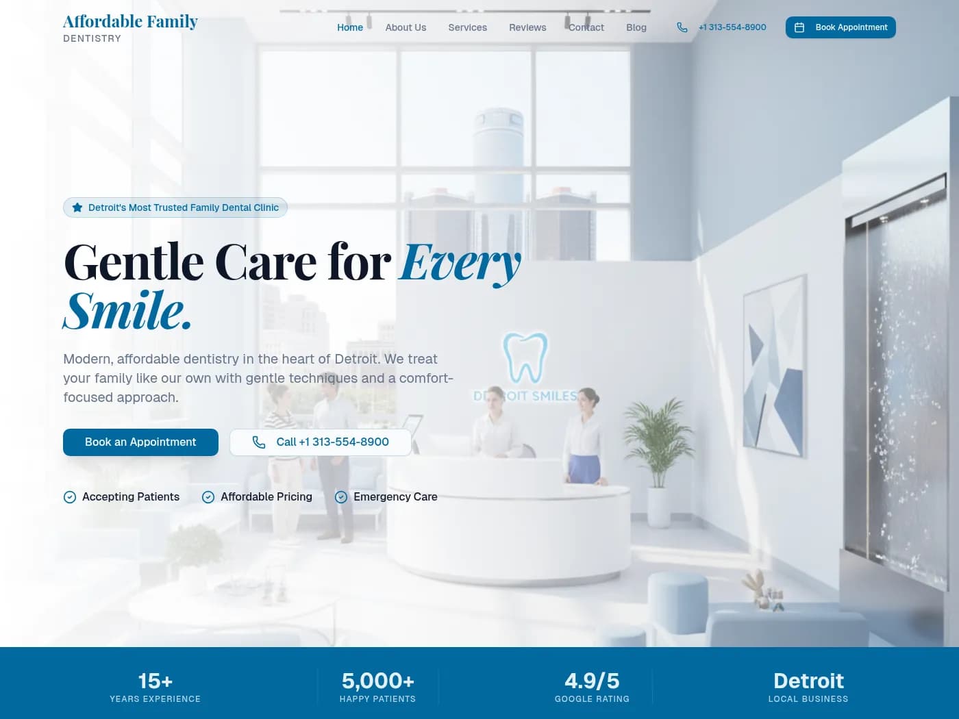 Detroit Dental Clinic Site