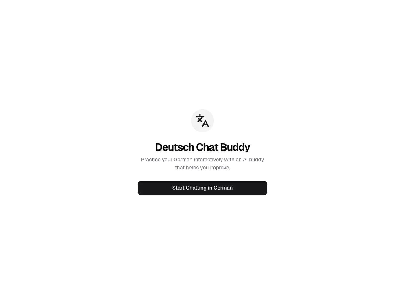 Deutsch Chat Buddy